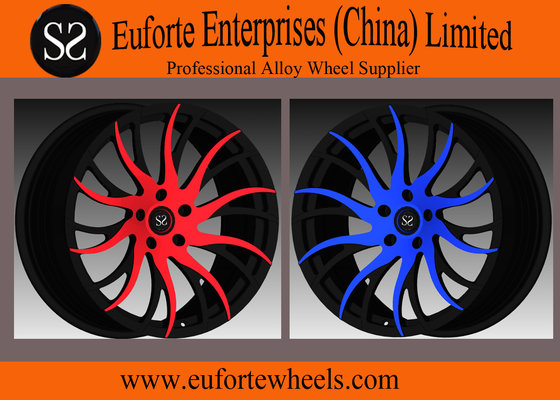 Susha wheels - Multiple Color Face 1 Piece Forged Monoblock Wheels SSF006 18" - 20" Size