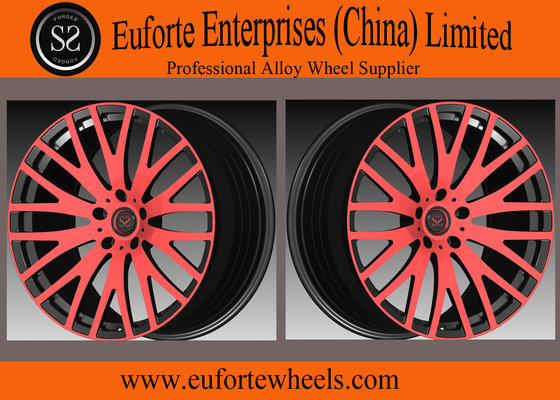 SS Wheels - Multiple Spoke 1 Piece Forged Aluminum Wheels Y - Shaped Dust Free For Truck