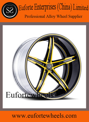 Aluminum Alloy Forged  Two Piece Wheels 19 Inch  with 4 / 5 / 6 / 8 Hole