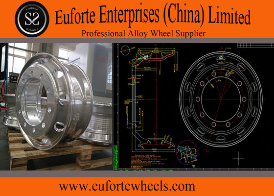Heavy duty 22.5x8.5/ 22x9.0 Aluminum forged wheels for Truck