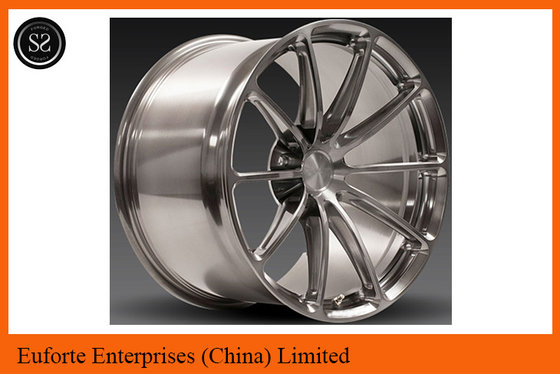 Ferrari 458 Brusched Forged Aluminum Rims CB 54.1mm - 74.1mm