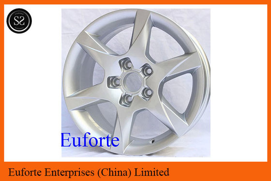 16 inch Hyper Silver Aluminum Alloy Audi Replica Wheels / Aftermarket Wheel