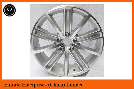 18 inch Black Machine Face  European Wheel, 17 inch Aluminum Alloy Wheel Rims For Tiguna