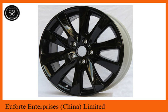 European Tiguna 17inch Black Volkswagen Alloy Wheels Custom 35 / 45 ET