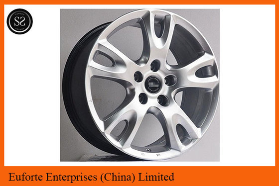 20 Inch Black Machined European Wheel Replica Car Alloy Wheels / Car Wheel Rim