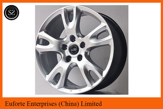 20 Inch Black Machined European Wheel Replica Car Alloy Wheels / Car Wheel Rim
