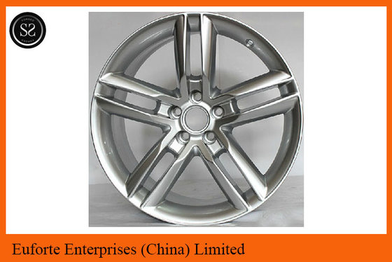 Audi A8L Aluminum Alloy Wheels Rims / Lightweight Silver / Black Car Wheels