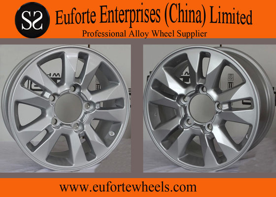 OEM 17 inch Hyper Silve toyota aluminum rims for Land Cruiser , 16 x 8 off road wheels