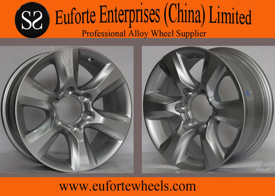 22"  Silver SUV toyota 4 x 4 wheels PRADO 30 ET /  Black SUV Rims