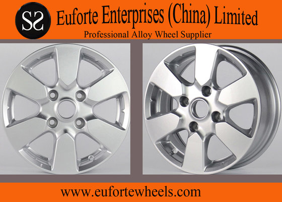 4 Hole 14 inch Nissan custom car wheels For LIVINA With OEM Caps