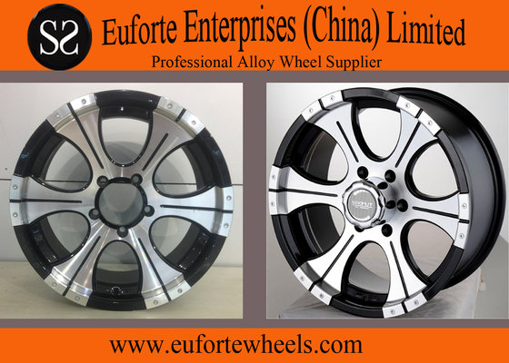 Aluminum alloy  Black Off Road Wheels 18 inch for Toyota GMC Nissan Ford