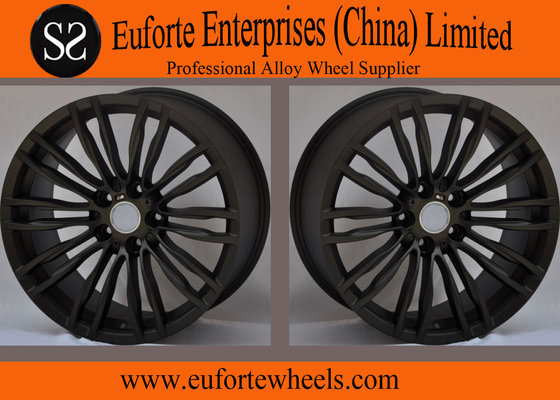 Hyper Silver BMW Replica Wheel , Matt Black Replica M5 Wheels