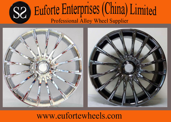 S Grade Chrome Wheels 20"  Replica Black Aluminum Alloy Wheels