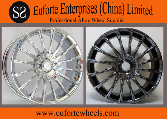 S Grade Chrome Wheels 20"  Replica Black Aluminum Alloy Wheels