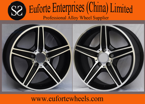 Black Machine Face Mercedes Amg Rims GLK300 Wheels For Mercedes Benz
