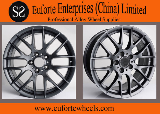 18" and 19" hyper black finish BMW replica wheels bmw black wheels for M3