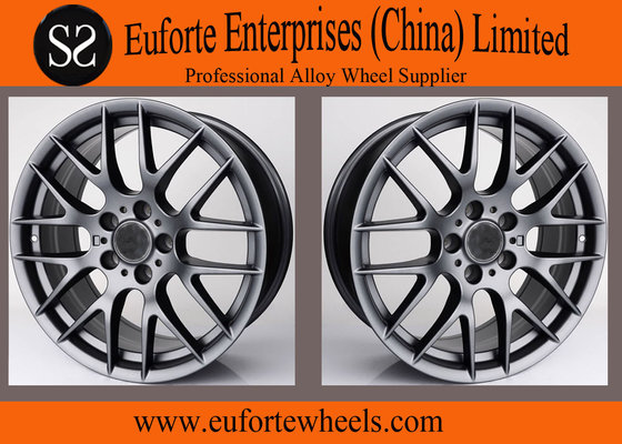 18" and 19" hyper black finish BMW replica wheels bmw black wheels for M3