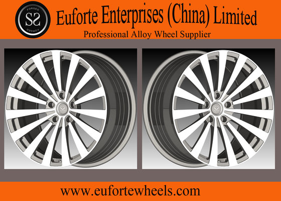 SS wheels-Bronze Multiple - Spoke 1 Piece Forged Wheels Aluminum Alloy  6061 - T6 Material