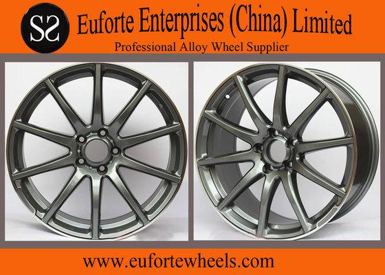 Aluminum Alloy Gun Metal Mercedes Replica Wheels SLK350 18 Inch 30 - 45 mm ET