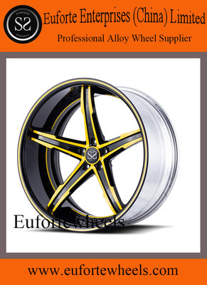 Aluminum Alloy Forged  Two Piece Wheels 19 Inch  with 4 / 5 / 6 / 8 Hole