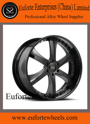 Customized A6061 Forged 2 Piece Wheels For Infiniti, 19 Inch Gunmetal, Silver Wheels