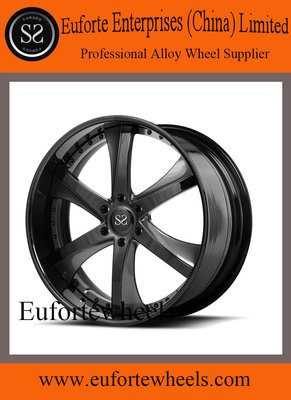 Customized A6061 Forged 2 Piece Wheels For Infiniti, 19 Inch Gunmetal, Silver Wheels