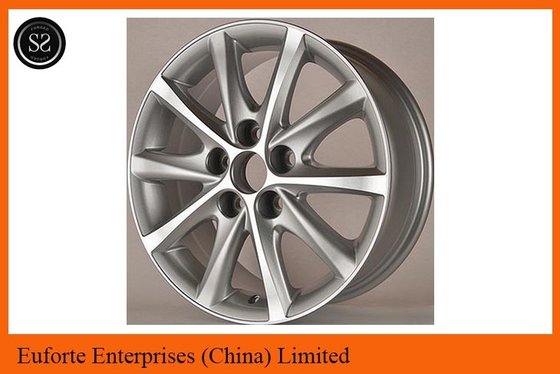 17inch Toyota Replica Wheels Silver Machine Face Aluminum Rims For CAMRY
