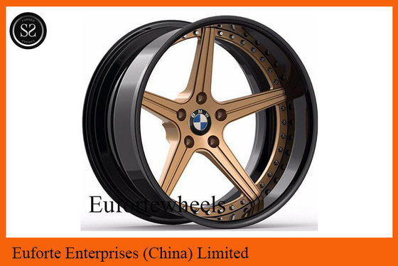 2pieces forged wheels / BMW X5 Bronze forged Wheels / 5-Spokes forged wheels