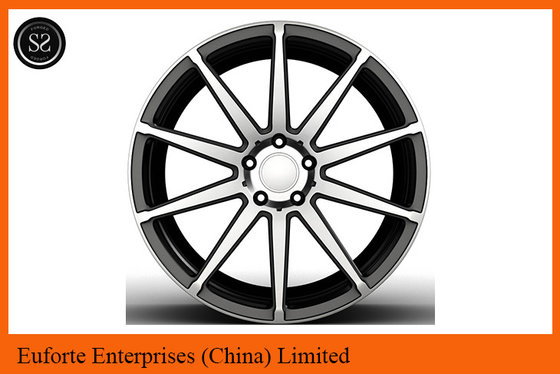 Light Weight Forged Aluminum Wheels Gun Metal Machine Face 8 Hole
