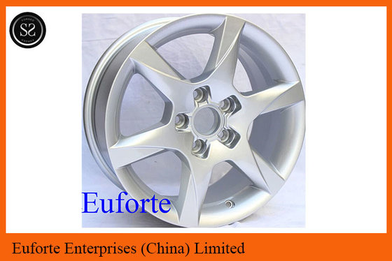 16 inch Hyper Silver Aluminum Alloy Audi Replica Wheels / Aftermarket Wheel