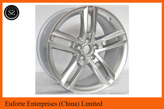 Audi A8L Aluminum Alloy Wheels Rims / Lightweight Silver / Black Car Wheels