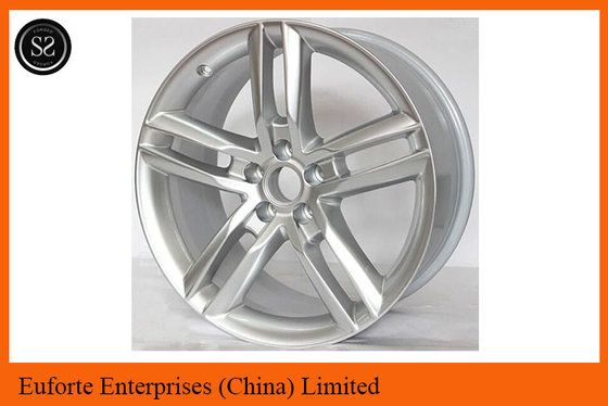 Audi A8L Aluminum Alloy Wheels Rims / Lightweight Silver / Black Car Wheels