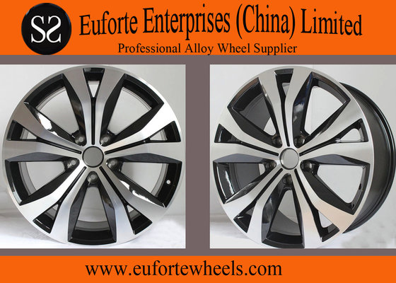 Aluminum 19 inch 20 inch European Wheel Black Machine Face For Tiguna TOUAREG
