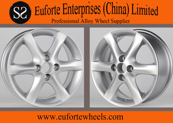 Aluminum Alloy 15 inch Silver Colour toyota corolla alloy wheels in stocks