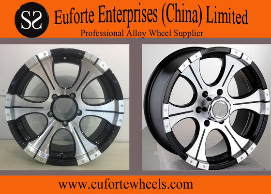 Aluminum alloy  Black Off Road Wheels 18 inch for Toyota GMC Nissan Ford