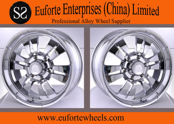 18 x 8.5inch 4 x 4 Off Road Wheels Chrom Double 6 Sppoke Aluminum Wheels