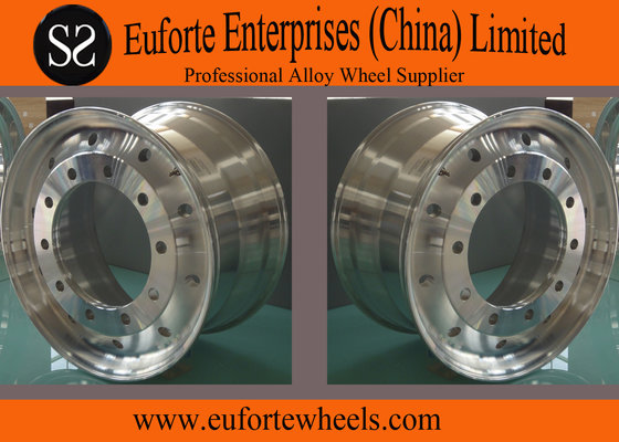 Paint  Polished Silver Forging Truck Wheel Rim / 22.5 aluminum truck wheels