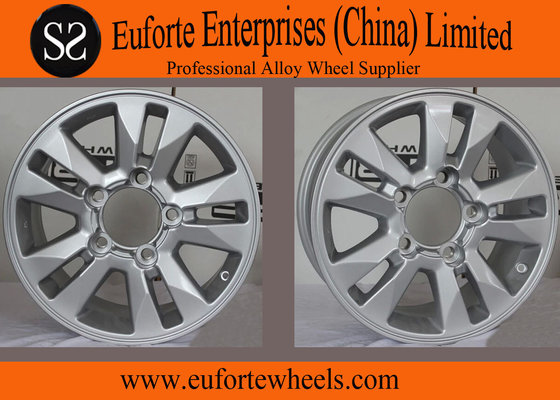 OEM 17 inch Hyper Silve toyota aluminum rims for Land Cruiser , 16 x 8 off road wheels