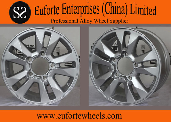 OEM 17 inch Hyper Silve toyota aluminum rims for Land Cruiser , 16 x 8 off road wheels