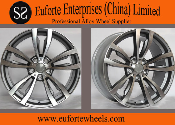 Aluminum Alloy  20 x 11 BMW OEM Replica Wheels Gun Metal Machine Face For BMW  X5 X6