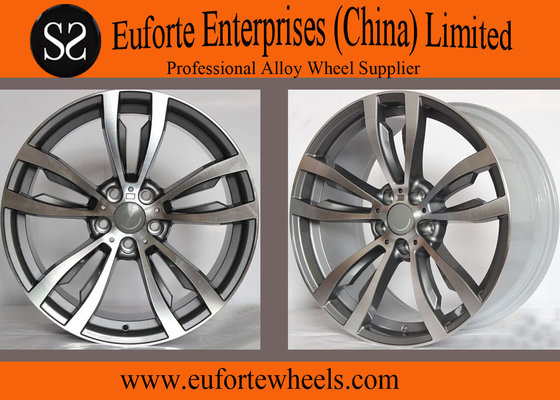 Aluminum Alloy  20 x 11 BMW OEM Replica Wheels Gun Metal Machine Face For BMW  X5 X6