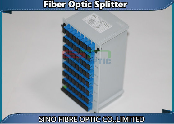 LGX Cassette Fiber Optic Splitter 1x8 SC APC Connector 1260nm - 1650nm Operating Wavelength