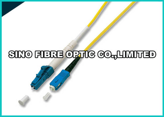 Simplex Single Mode Fiber Patch Cable LC - LC , LSZH Fiber Optic Cable OS2