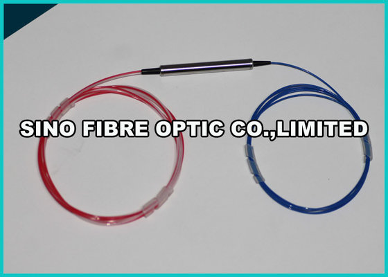 Fiber Optic Splitter 3 Way Wavelength Division Multiplexer 20 nm Channel