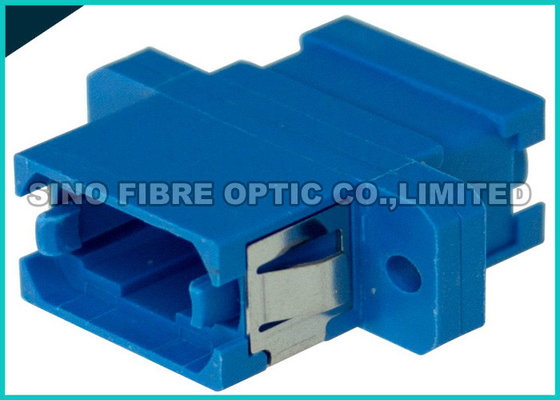 Blue Single Mode Fiber Optic Adapter Simplex MPO MTP Adapter Zirconia Sleeve