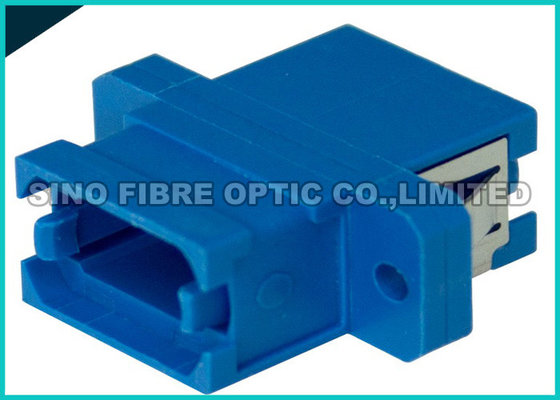 Blue Single Mode Fiber Optic Adapter Simplex MPO MTP Adapter Zirconia Sleeve