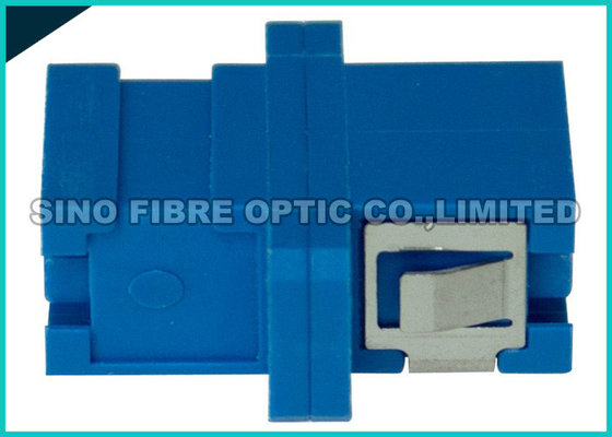 Blue Single Mode Fiber Optic Adapter Simplex MPO MTP Adapter Zirconia Sleeve