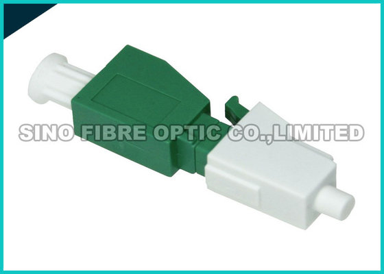 Green Plug In Attenuator 5dB , LC-APC Port Single Mode Fiber Attenuator
