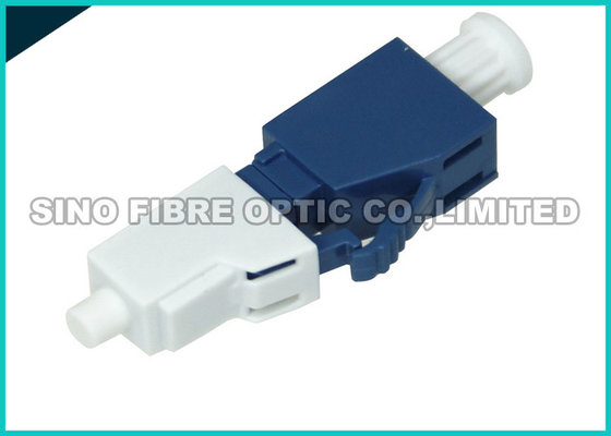 Green Plug In Attenuator 5dB , LC-APC Port Single Mode Fiber Attenuator