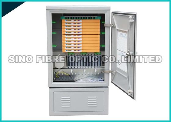 288 Cores SMC Metal FTTH Distribution Box Waterproof SC / FC / ST Adapter